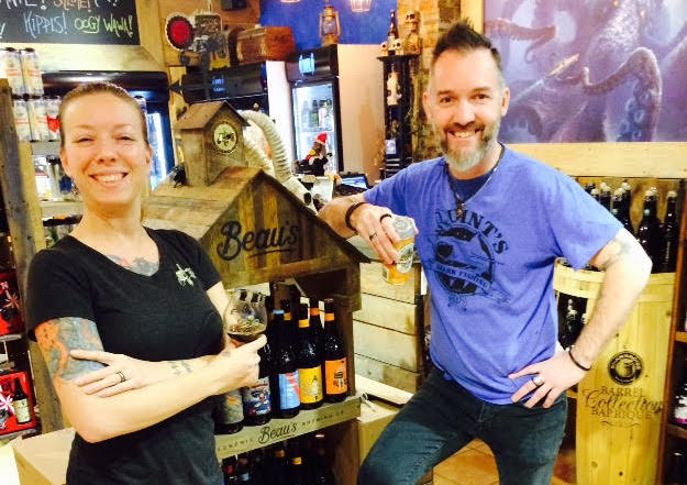 Patrick Mireault et Nadia Gagnon du Maltéhops - Baron Mag