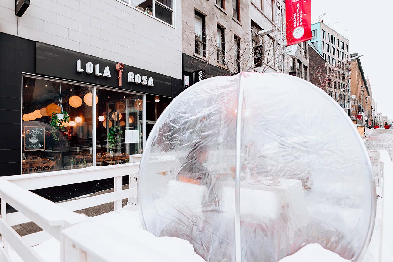 Une terrasse hivernale, un concept à découvrir pour une expérience ...