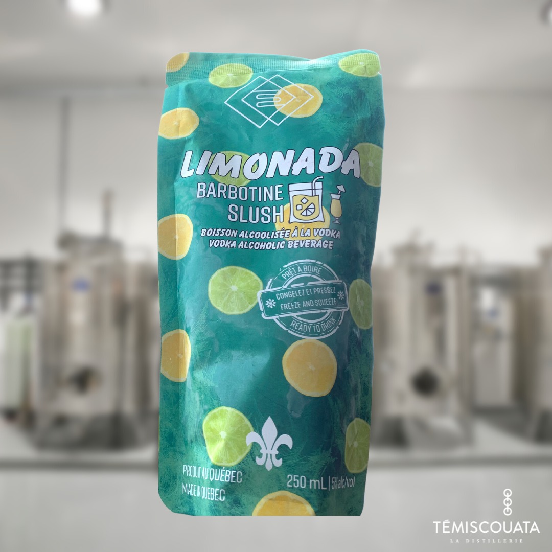 Limonada, une barbotine alcoolisée signé Distillerie Temiscouata ...