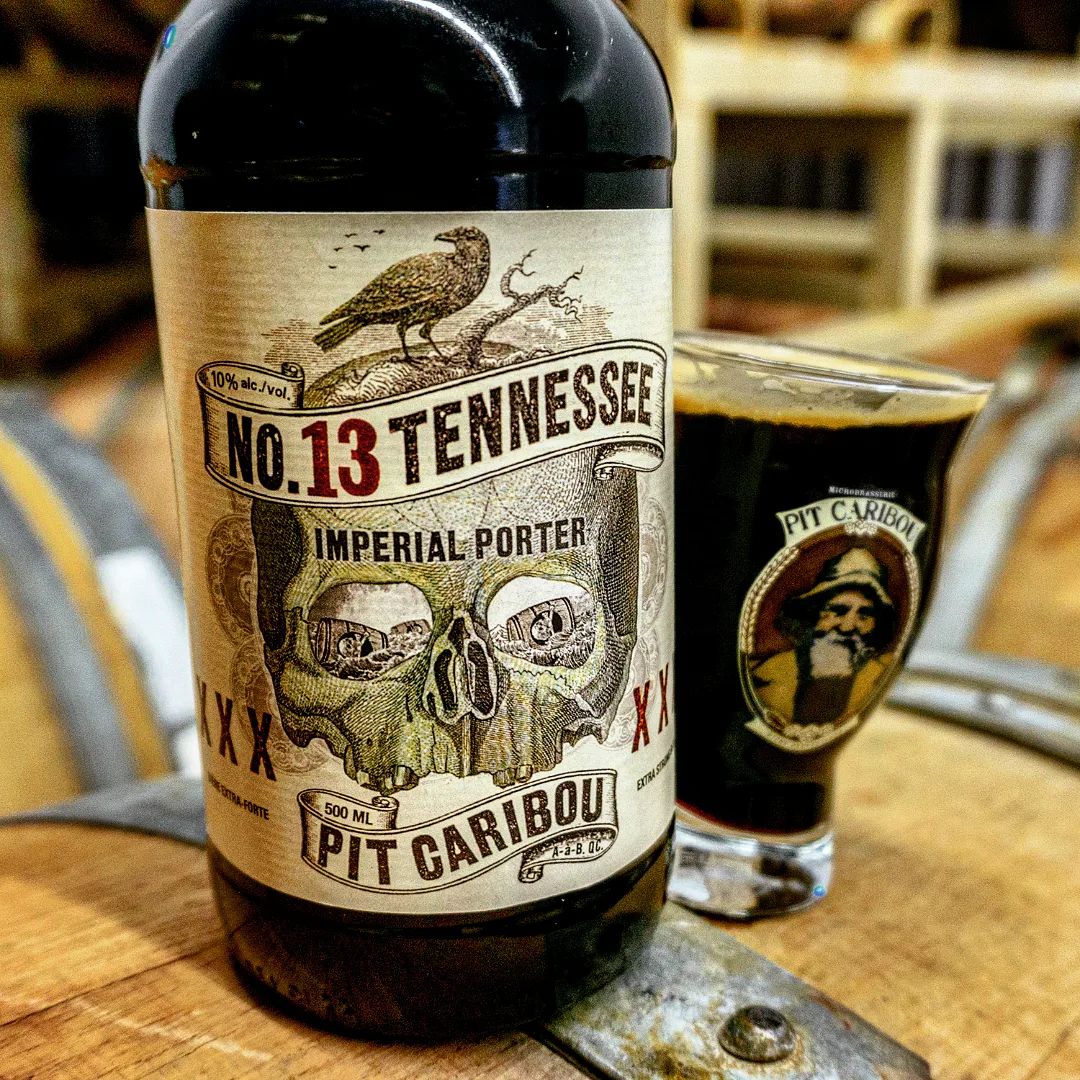 La TENNESSEE NO.13 x Microbrasserie Pit Caribou - Baron Mag