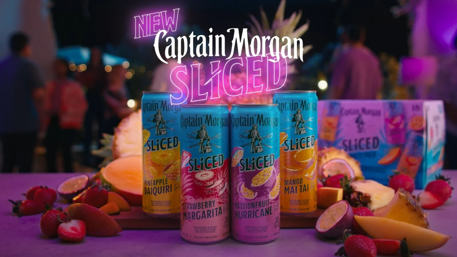 Captain Morgan Sliced | Gamme de cocktails en canettes (RTD) - Baron Mag