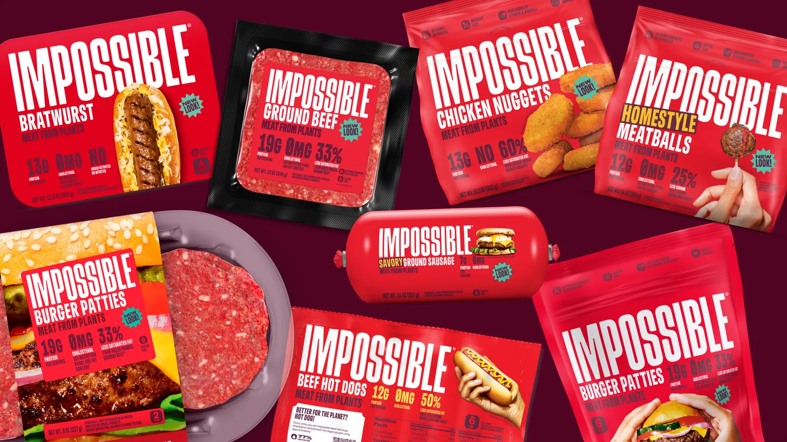 Impossible Foods change de stratégie de marque et devient rouge pour ...