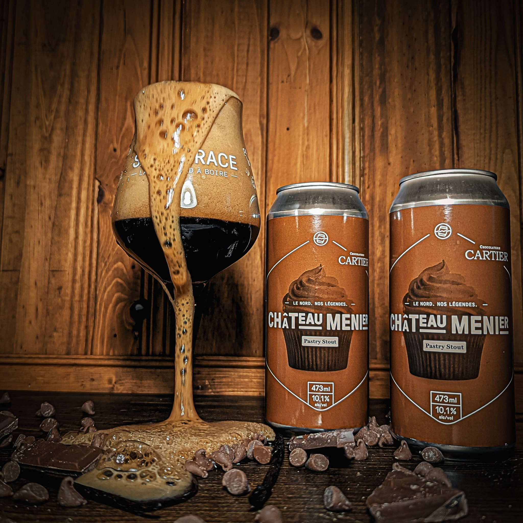 Stout Dessert | Château Menier x Microbrasserie St-Pancrace - Baron Mag