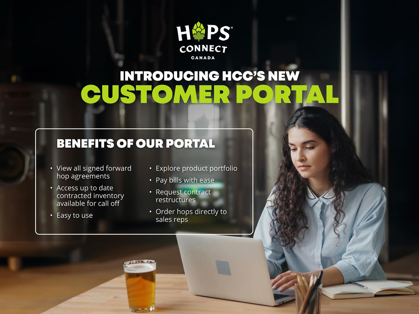 Hops Connect Canada lance un portail client - Baron Mag